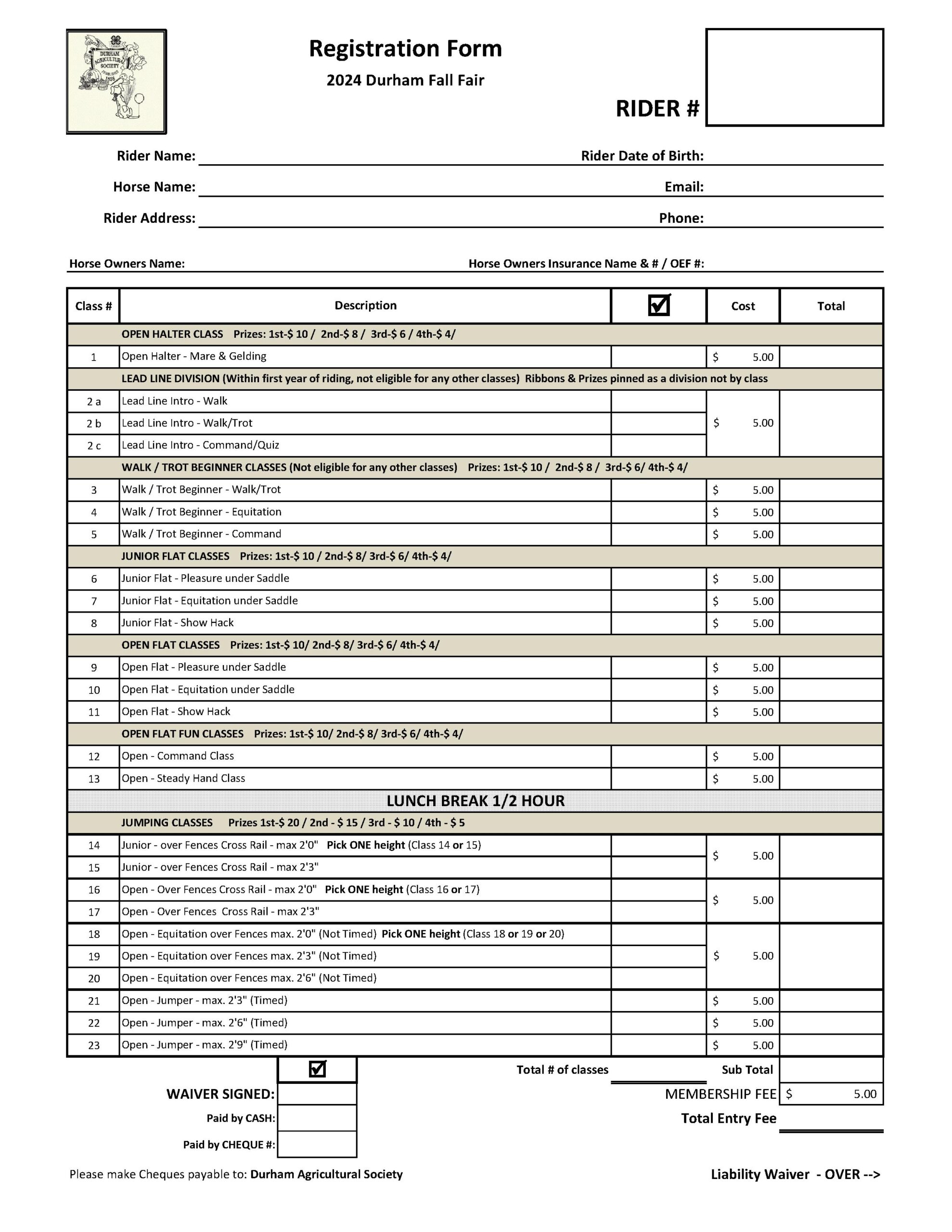 Durham Fall Fair - Durham Agricultural Society - Durham Fall Fair